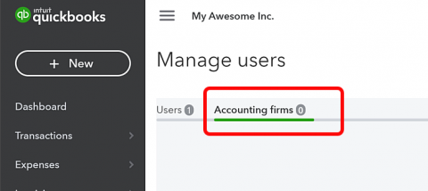 Adding an Accountant to Quickbooks Online - Taxory